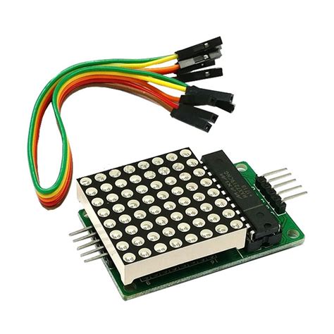 Led 디스플레이 도트 Led 매트릭스 모듈 Mcu 제어 모듈 아두이노 5v 인터페이스 모듈 8x8 출력 입력 공통 음극