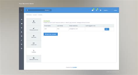 Flat Ui Theme For Client Panel Hostbill Billing And Automation Software For Webhosts