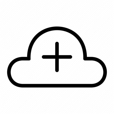 Cloud Data Ui Computing Storage Add Icon Download On Iconfinder