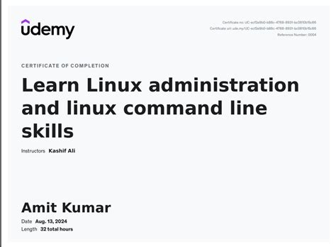 Amit Kumar Chaudhary On Linkedin The Linux Administrator Certification Validates Essential