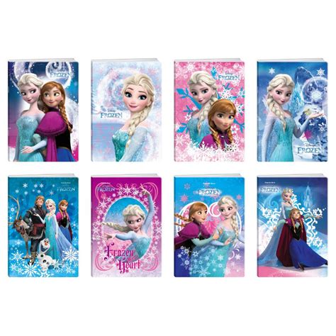 Тетрадка А5 Мат Frozen 50 2 листа широки редове Inhouse