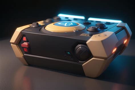 Game Console Console Device 3d Rendering Model Handheld Entertainment