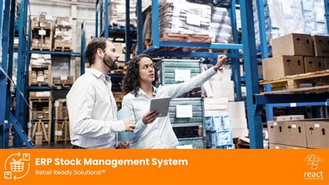 Streamline Your Stock Management With The React Erp System