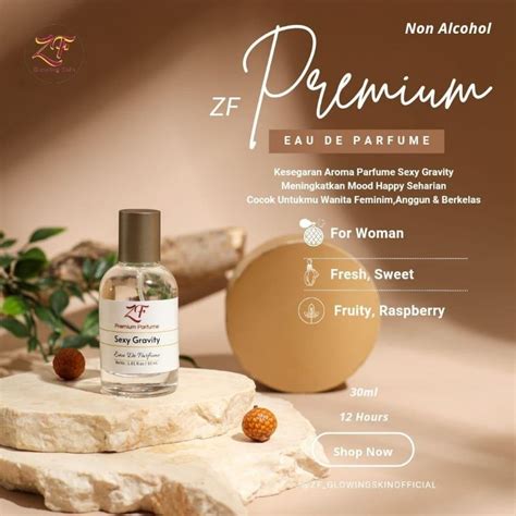 Jual Sexy Gravity Zf Parfum Original 100 Shopee Indonesia
