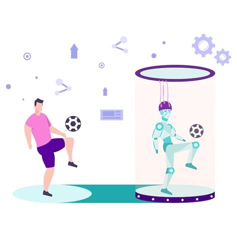 Premium Vector Learning Humanoid Locomotion With Transformers Concept