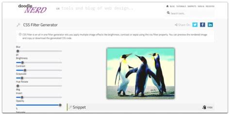 Css Filter Generators And Libraries Css Author