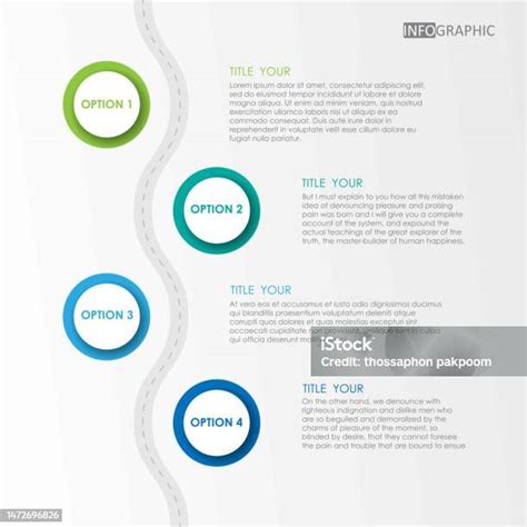 타임 라인 로드맵 프로젝트 다이어그램 비즈니스를 위한 인포그래픽 템플릿입니다 4 단계 현대 타임 라인 다이어그램 프리젠 테이션
