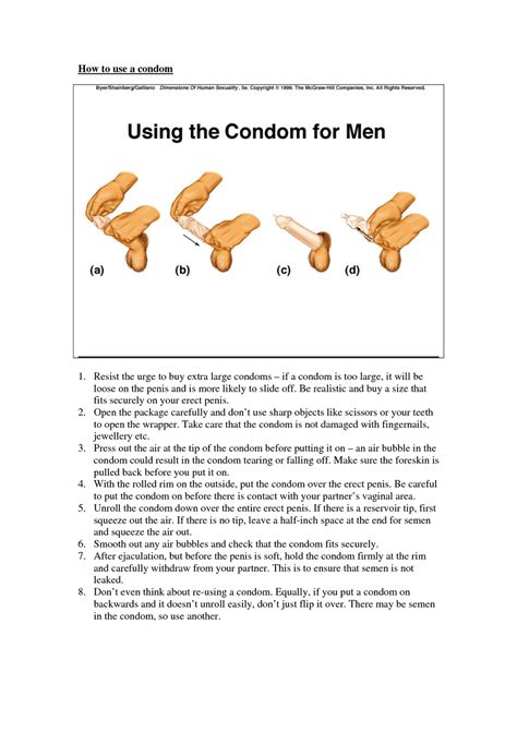 How To Use A Condom Oyaah Mailing Group