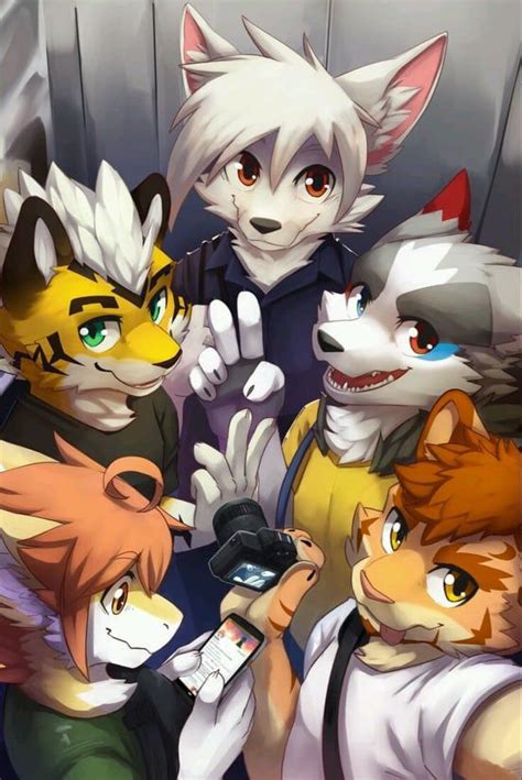 Furr Fanart Anime Fox Animal Anime Fursona Furry Artwork
