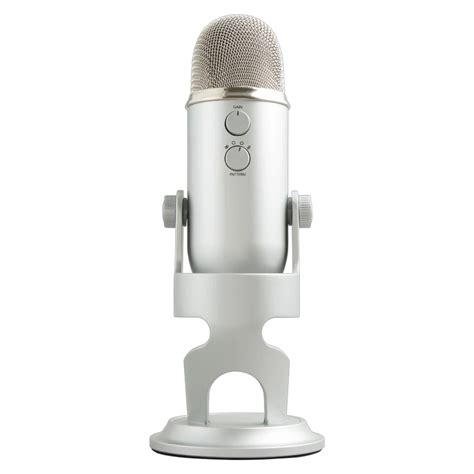 Logitech G Yeti Premium Multi Pattern Usb Microphone With Blue Vo Ce Silver Mwave