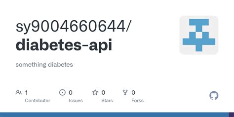 Github Sy9004660644diabetes Api Something Diabetes