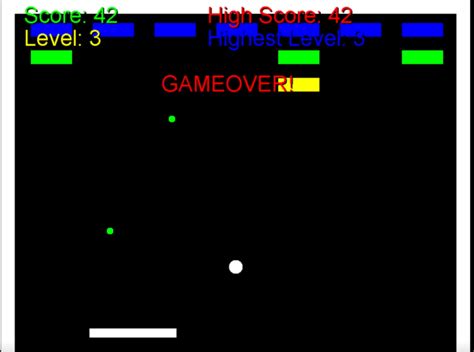 Breakout In Java By Gamecondev