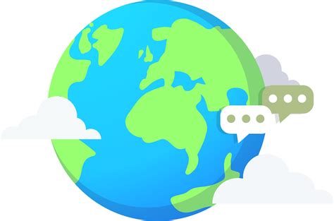 Illustration Of Global Communication Earthmodern Technology Symbolizing Image 20951532 Png