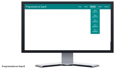Como Criar Menu Responsivo Programadores Deprê Programação E Tecnologia
