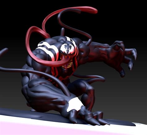 3d File Venom Action Pose 👾 ・3d Print Object To Download・cults