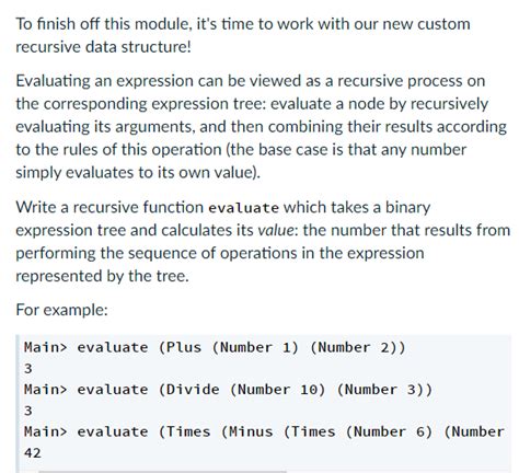 Solved To Finish Off This Module It S Time To Work With Our Chegg
