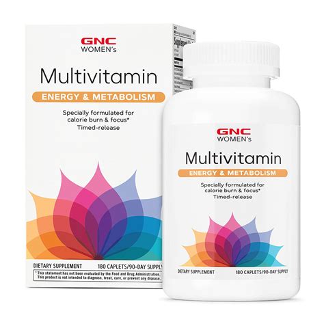Gnc Womens Multivitamin Energy And Metabolism