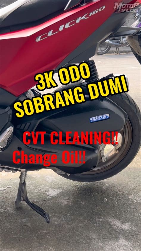 Bagong Click 160 3k Odo Agad Sobrang Dumi Ng Cvt Diy Linis