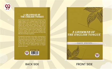 A Grammar Of The English Tongue Johnson Samuel Books
