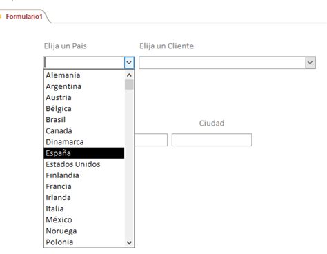 2 Cuadros Combinados Y Varios Cuadros De Texto Microsoft Access