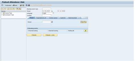 PV SAP Tcode Prebook Attendance Transaction Code PV SAP Tcode Prebook Attendance Transaction Code