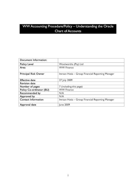 PDF Understanding The Oracle Chart Of Accounts DOKUMEN TIPS