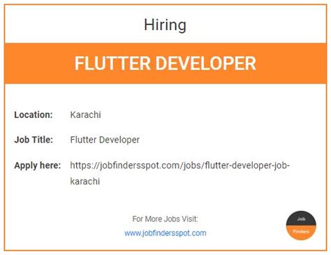 Software House Jobs On Linkedin Flutter Developer Job Opportunities In