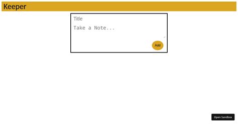 final keeper app 02 codesandbox