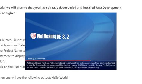 Write And Execute First Java Program In Netbeans Programming Code