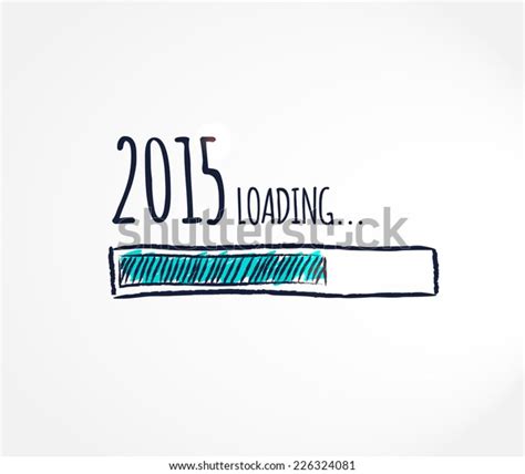 2015 Loading Progress Bar Design Vector Stock Vector Royalty Free 226324081