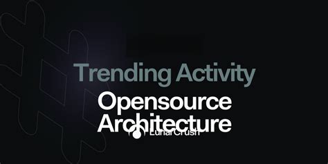 Opensource Architecture Social Media Analytics On Lunarcrush