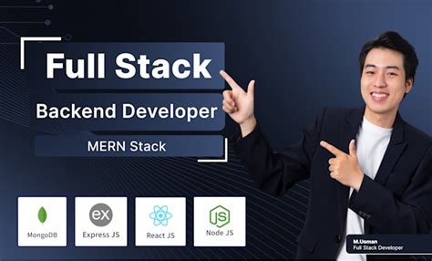 Do Fullstack Development Backend Nodejs For Custome Website By Usman
