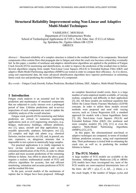 Pdf Structural Reliability Improvement Using Non Linear And Adaptive