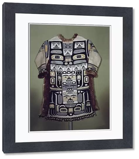 Premium Framed Print Of Chilkat Shirt Tlingit From North West Pacific