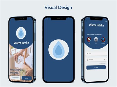 Water Consumption Tracking App Ui Design Case Study Behance