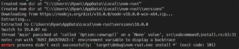 Panics On No Response To Switch To New Npm Version · Issue 108
