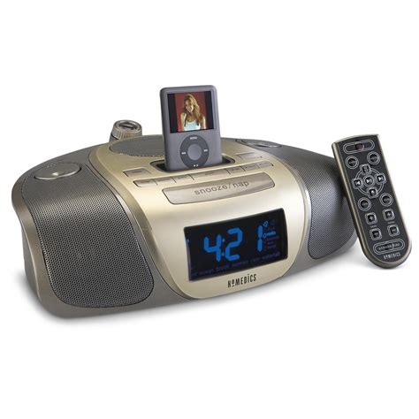 HoMedics ISoundSpa Max Clock Radio Docking Station At Sportsman S Guide