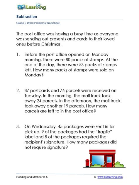 grade 2 word problems subtraction a pdf