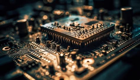 Premium Ai Image Complexity Of Semiconductor Circuit Board A