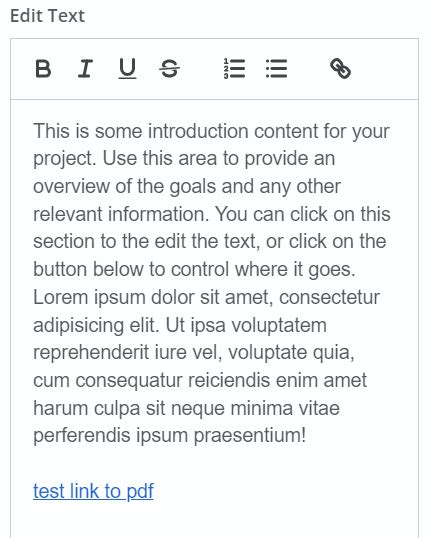 Adding Link To Pdfs Forio Epicenter Support