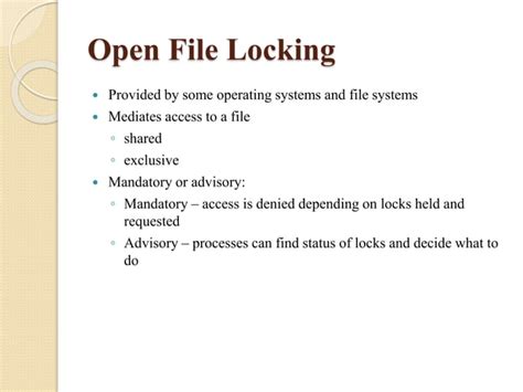 File Concept And Access Method Pptx
