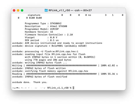 Rflink Flashing On Mega 2560 In Macos Hardware Home Assistant Community