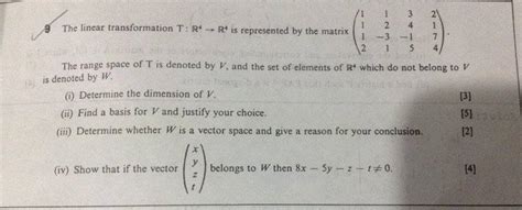 Finding A Basis For The Range Space
