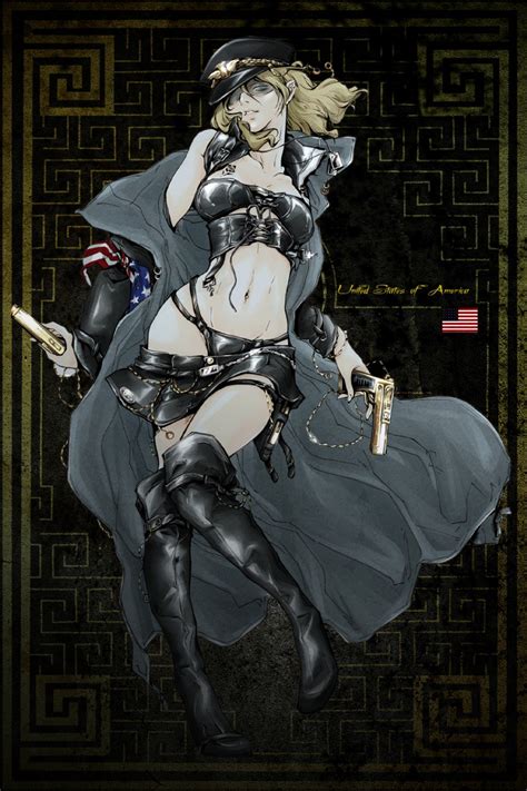 America Axis Powers Hetalia Drawn By Wumajii Danbooru