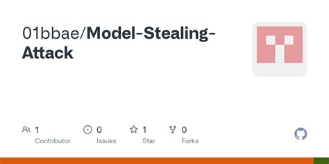 Github 01bbaemodel Stealing Attack