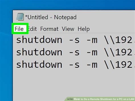 How To Do A Remote Shutdown For A Pc On A Lan With Pictures