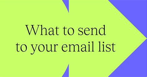 What To Send To Your Email List Raptive