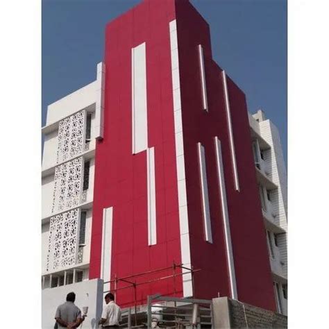 Decorative ACP Wall Cladding Work At Square Feet In Chennai