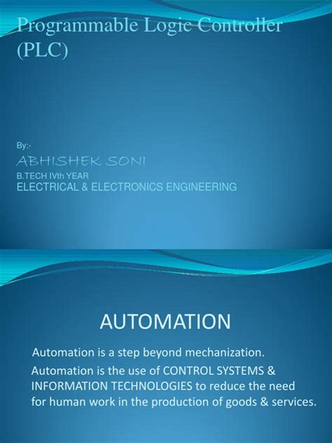 Programmable Logic Controller Plc Fundamentals A Comprehensive Overview Of Plc Components