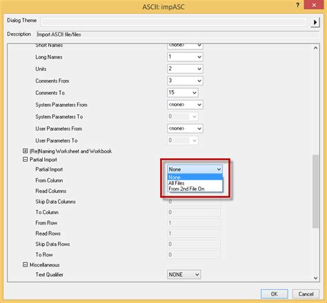 Partial Import Node Improvements OriginLab Wiki Confluence
